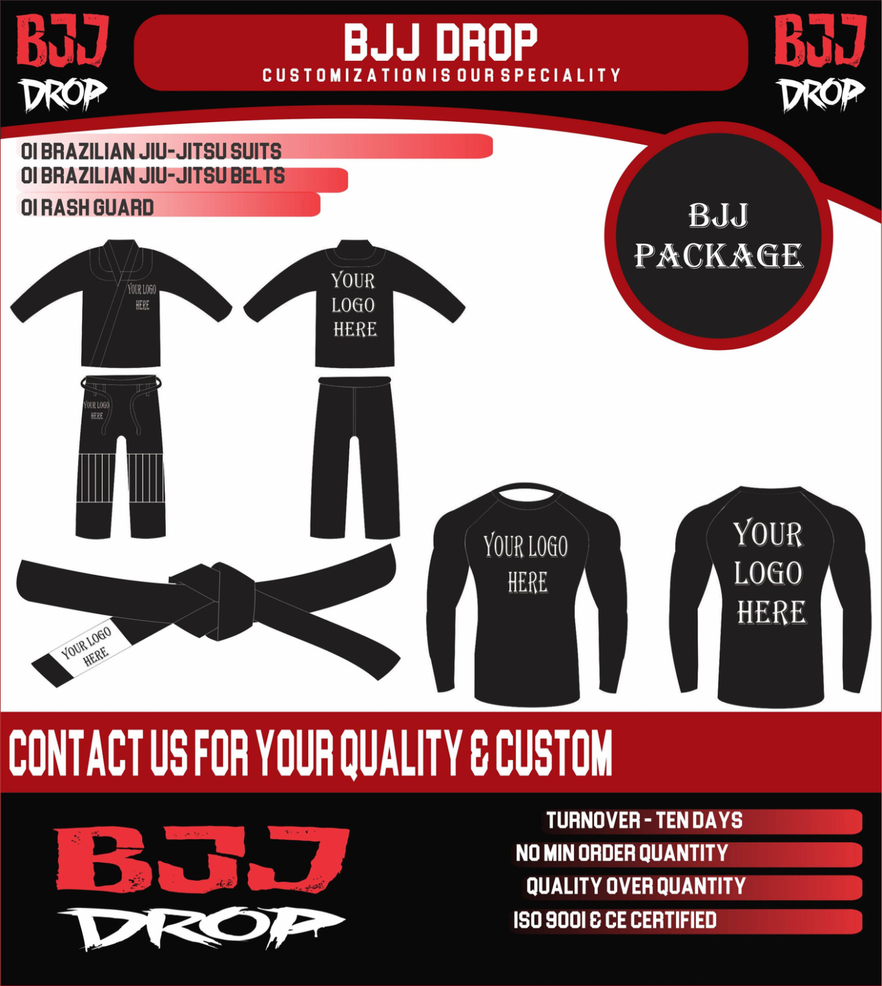 Custom Apparel | BJJ Drop Shipping